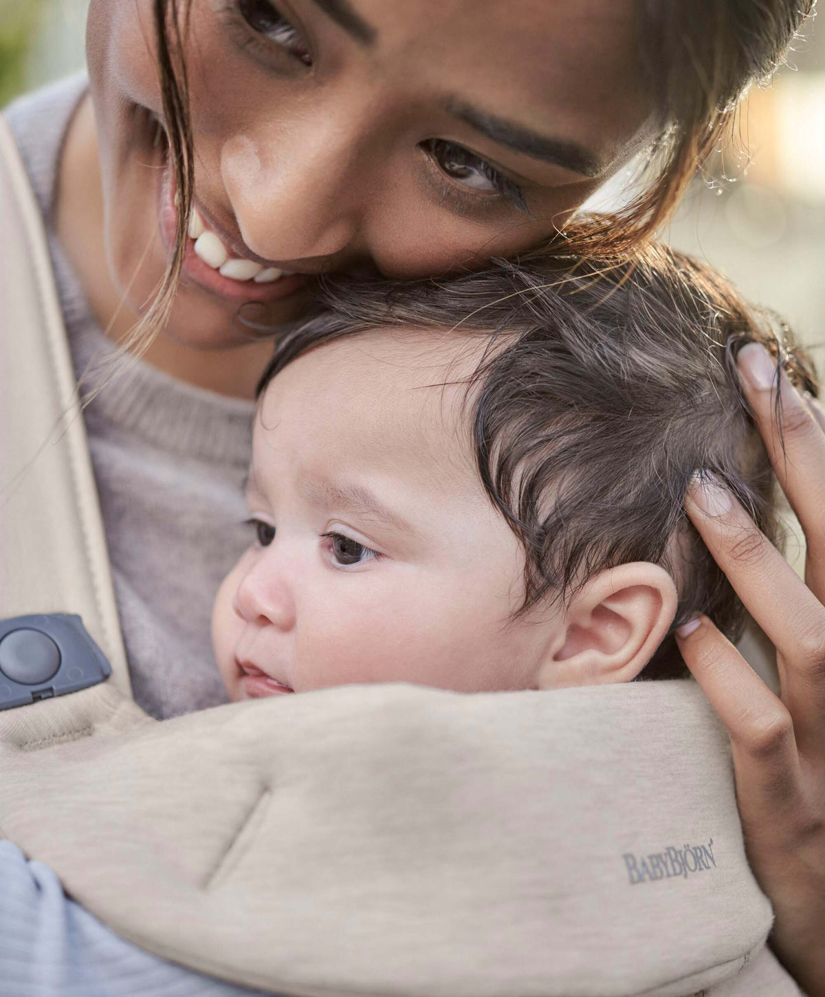 BabyBjörn Baby Carrier Mini - Light Beige – Mamas & Papas IE