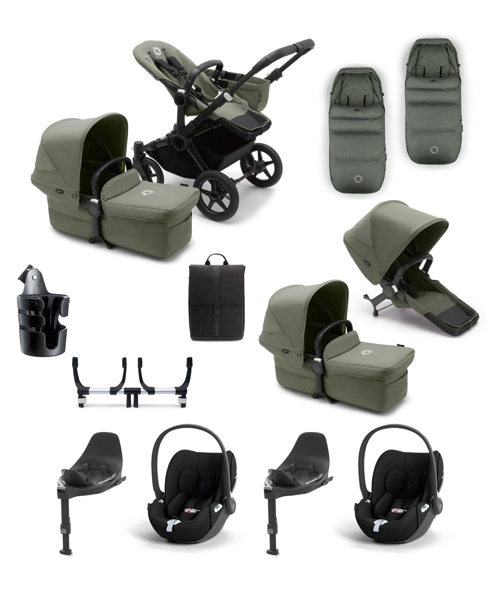 Bugaboo Donkey 5 Twin Pushchair Essential Bundle With Cybex Cloud T i- – Mamas & Papas IE