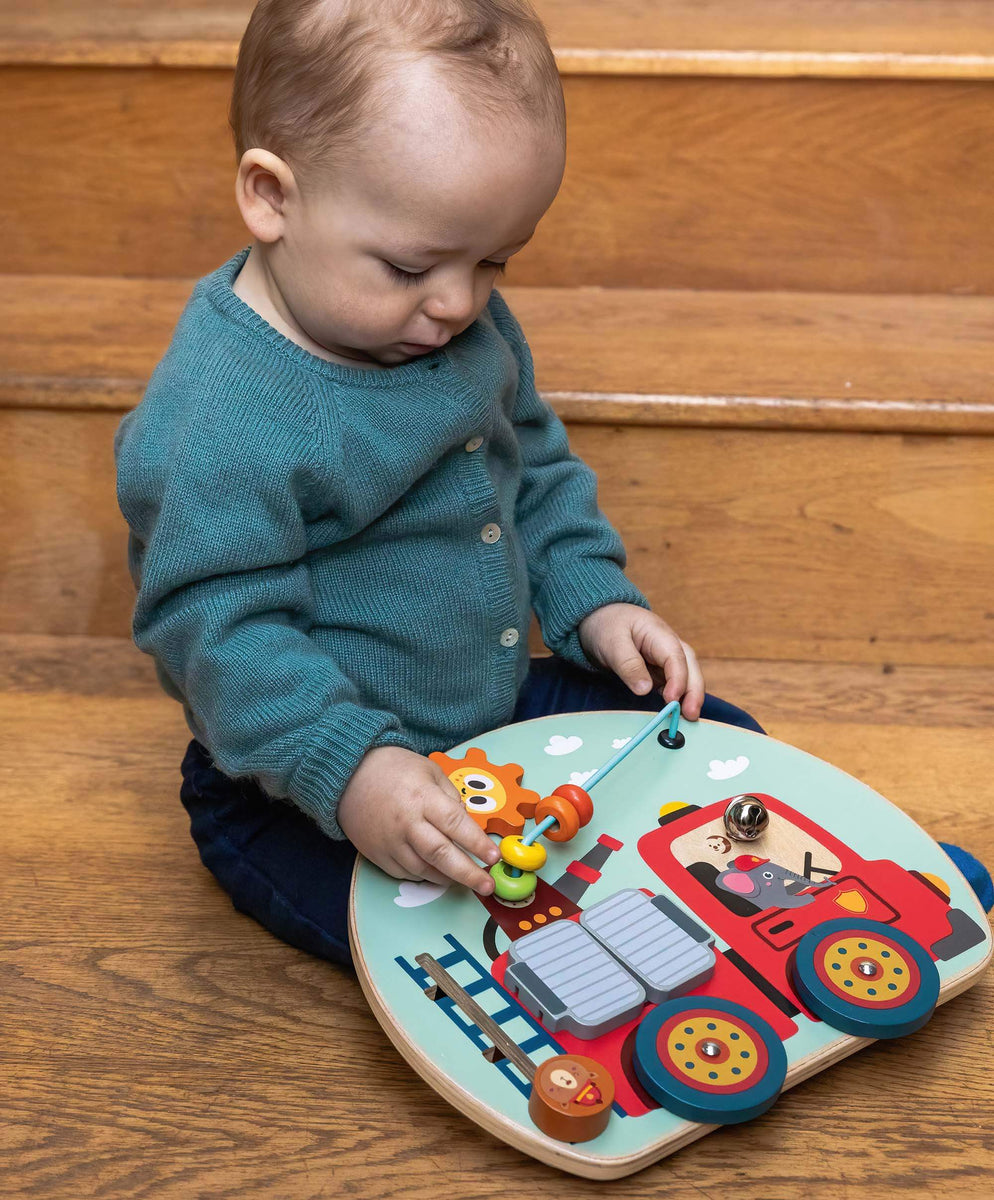 Fire Engine Busy Board Toy | Classic World Toys – Mamas & Papas IE