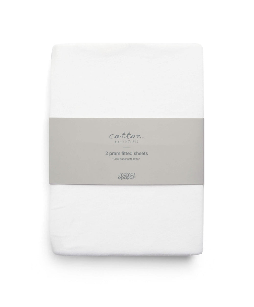 Carrycot/Large Moses Fitted Sheets (2 pack) – Mamas & Papas IE
