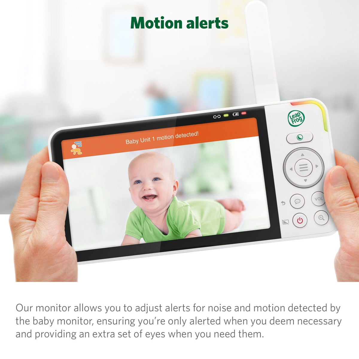 LeapFrog LF915HD 5" Video Baby Monitor with Colour Night Vision - Whit ...