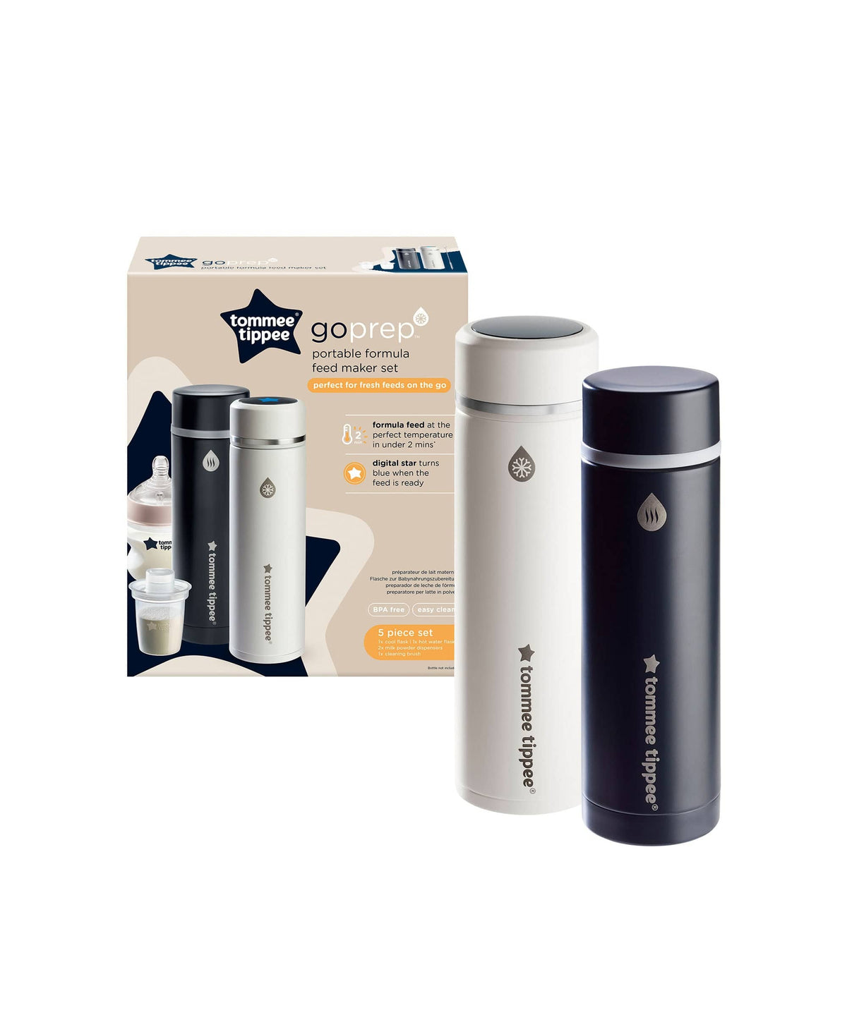 Tommee Tippee GoPrep Duo Formula Feed Maker - Black & White – Mamas ...